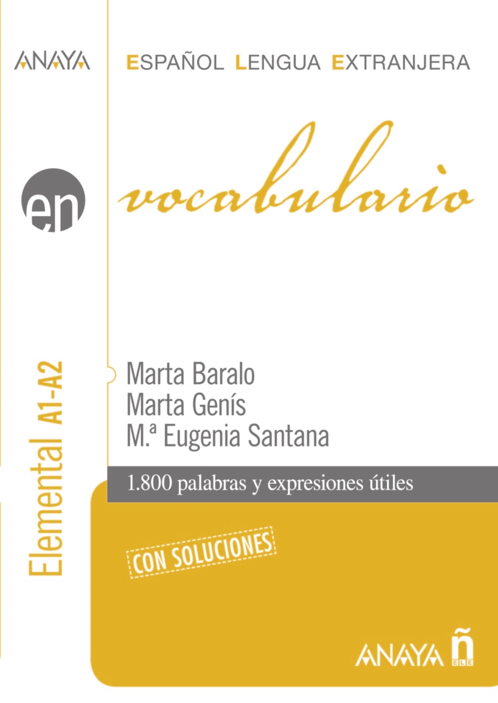 Vocabulario. Nivel elemental A1-A2. Libro digital (Ed. 2022) - Hablamos ...